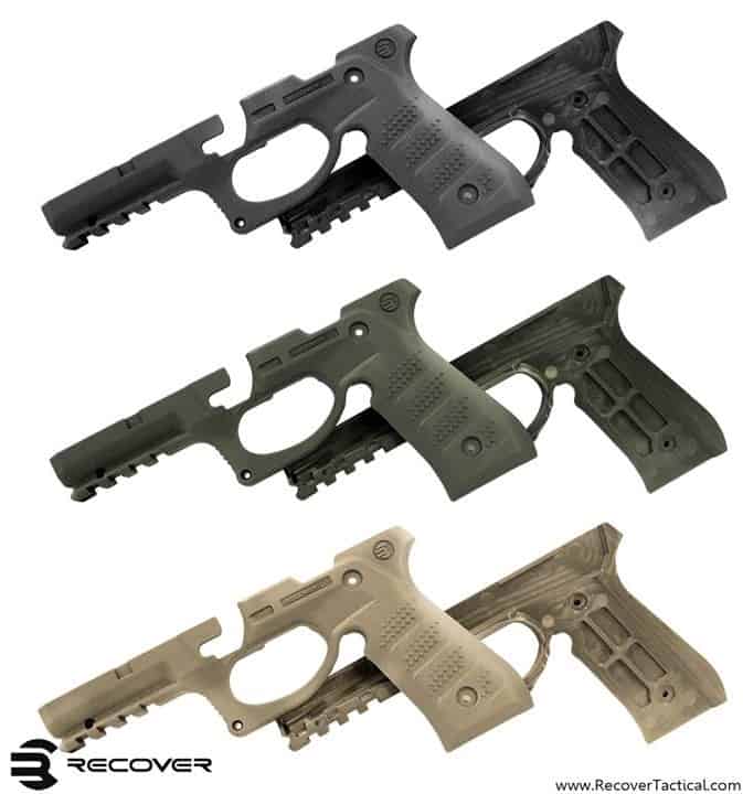 Recover Tactical BC2 Grip and Rail For Beretta Pistols - ArmsVault