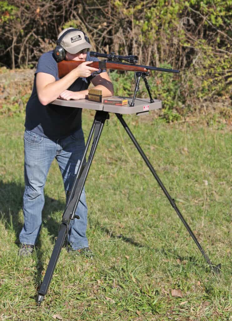 MTM Adjustable Bench Rest Style Shooting Table - ArmsVault